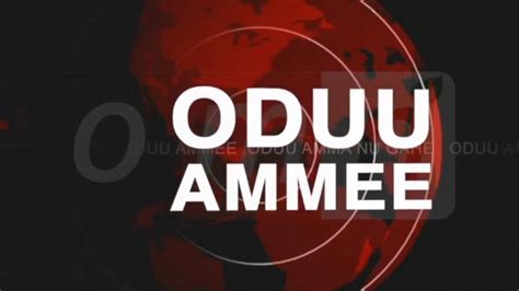 Omn Oduu Ammee Muddee 6 2022 Youtube