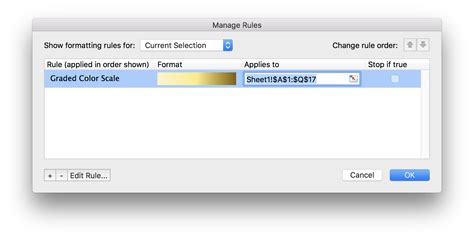 Macos Excel 2016 Automatically Creating Ranges Based On Cell