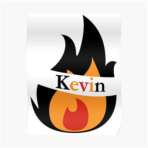 Hello My Name Is Kevin Kevin Fire Design Fire Name Tag Kevin Name Tag Fireman Kevin