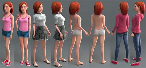 Realistic Girl Rig 3d Model Turbosquid 1243747 Realistic Girl Rig 3d Model Turbosquid 1243747