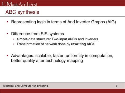 Ppt Abc Logic Synthesis Basics Ece 667 Synthesis And Verification Of