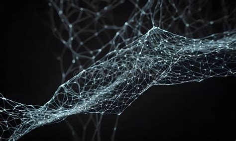 Intricate Neuron Structure Illuminated Ai Generated Stock Image Image