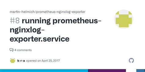 running prometheus nginxlog rvice · issue 8 · martin