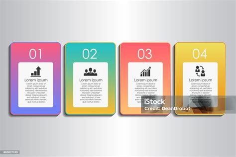 프로세스 차트 플로우 차트 서식 파일 인포 그래픽 디자인 요소와 숫자와 텍스트 비즈니스 인포 그래픽 워크플로 단계 옵션 벡터