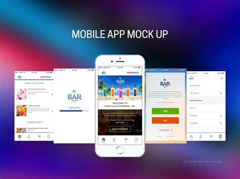 Mobile App Mock Up On Behance