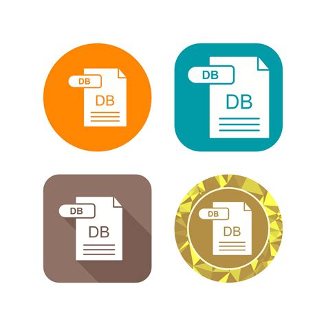 Db Vector Icon 25244671 Vector Art At Vecteezy