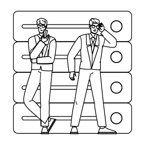 Integrity Server Data Security Protocol People 66252723 Vector Art At Vecteezy