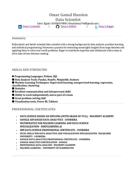 o cv download free pdf data science machine learning