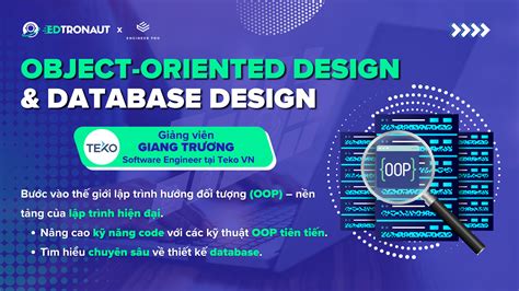 Object Oriented Design And Database Design Edtronaut