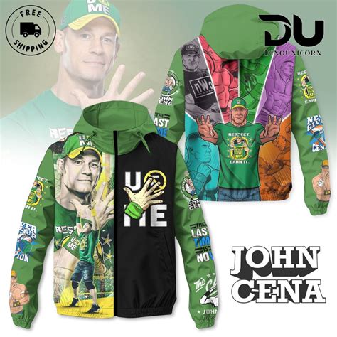 John Cena Windbreaker Outdoor Jacket Ultimate Wwe Fan Gear Hearthtops