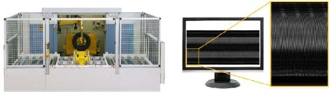 Prototype Of The X Ray Tire Inspection System And Sample X Ray Tire Image Download Scientific