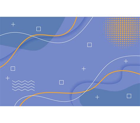 Gradient Blue Flat Design With Line Wave And Geometric Patterns Best Free Abstract Background