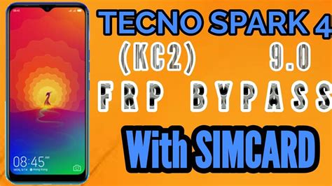 Tecno Spark 4 KC2 9 0 Frp Bypass YouTube