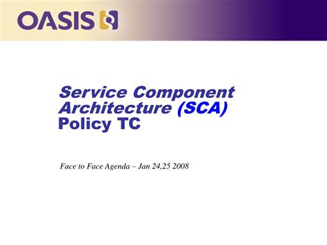 Ppt Service Component Architecture Sca Policy Tc Powerpoint