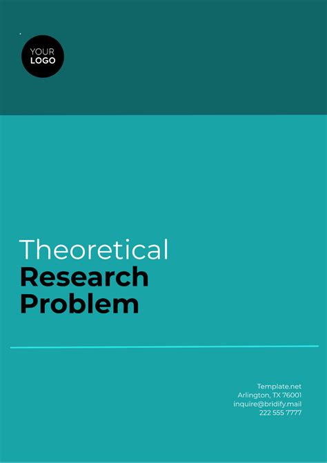 Free Theoretical Research Problem Template To Edit Online