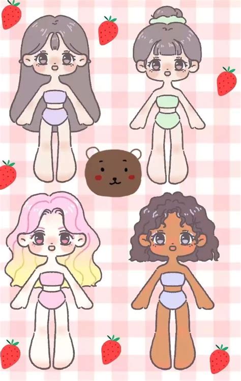 8 Ideas De Muñecas Aesthetic Para Dibujar Muñecas Plantilla Para