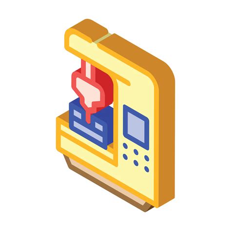 Cnc Computer Numerical Control Isometric Icon Vector Illustration 17323984 Vector Art At Vecteezy