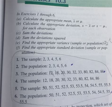 Solved Calculate The Appropriate Mean X Bar Or Mu Chegg Com