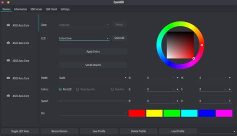 RGB On Linux With OpenRGB Control Gigabyte RGB Fusion Asus OFF