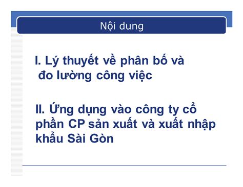 SOLUTION: Thuye t tri nh pha n bo va o lu o ng co ng vie c 942364 - Studypool