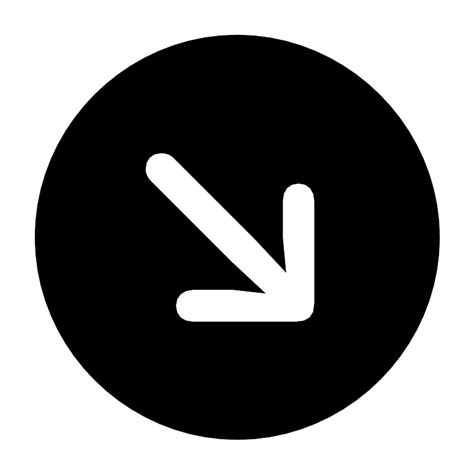 Arrow Down Right Circle Fill Vector SVG Icon SVG Repo