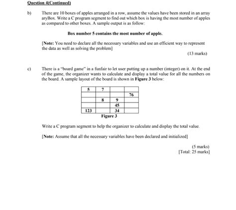 Solved Question 4 A Write A C Program Segment To Prompt A