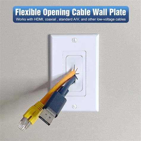 Cable Pass Through Wall Plate Vcelink