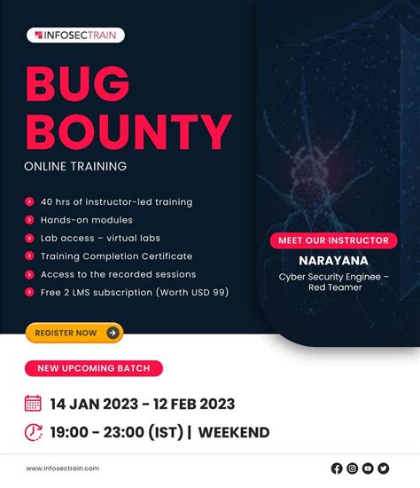 infosec train on linkedin bugbounty security exploit bug vulnerability hacker training…