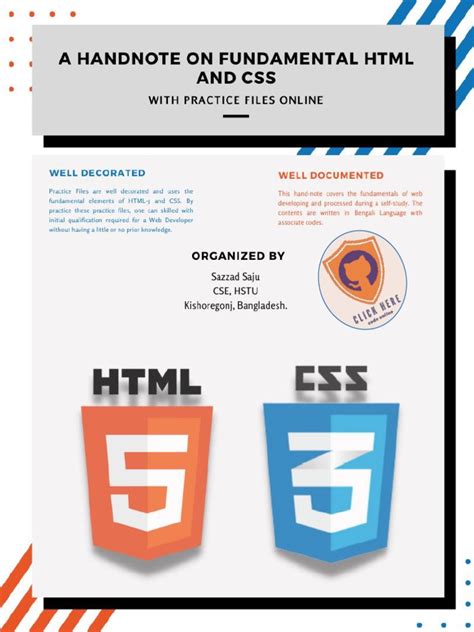 A Handnote On The Fundamentals Of Html And Css Pdf