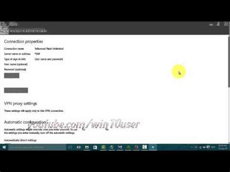 Windows 10 How To Enable Or Disable Dial Up Proxy Server YouTube