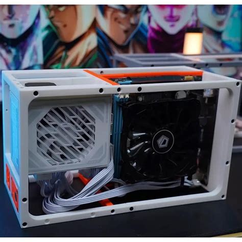 Gaxbox As Mini Itx Computer Case White Itx Case Custom PC Case D Print Pc Case Desktop Tower