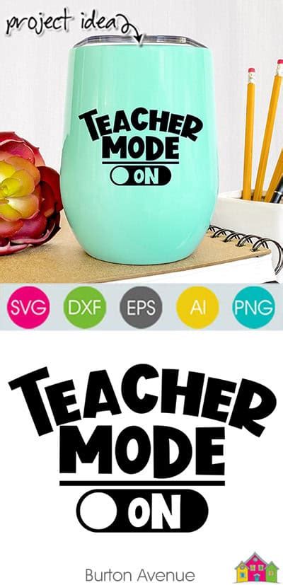 Teacher Mode Pin Burton Avenue