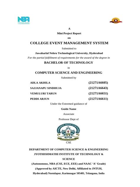 College Event Management System 2 1 Pdf Security Computer