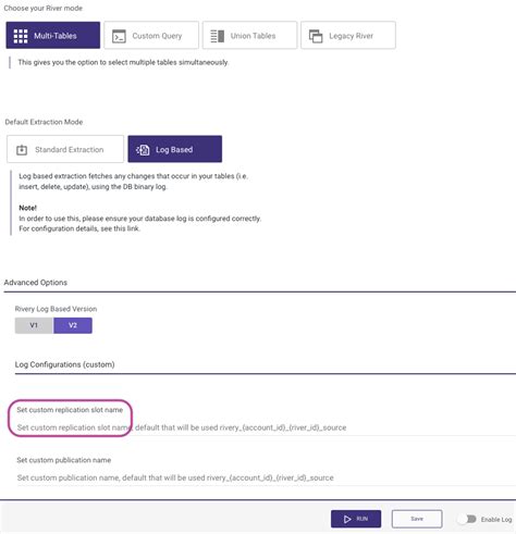 Configuring Replication And Publication Slots