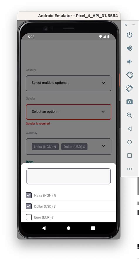React Native Input Select Npm