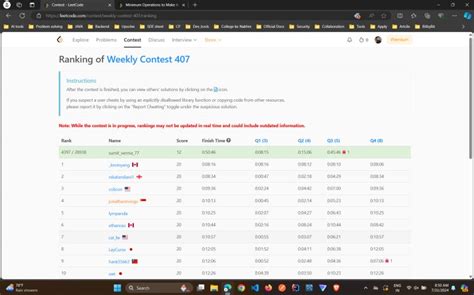 Sumit Verma On Linkedin Leetcode Contest