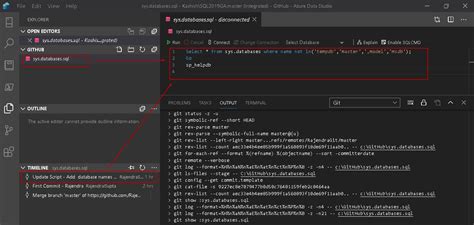 Integrating Azure Data Studio With Git And GitHub