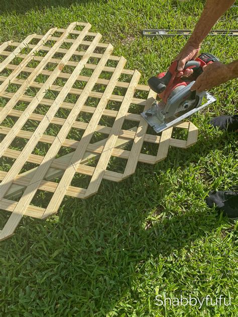 How To Build A Lattice Screen Easy Diy Project In 2025 Diy Lattice Privacy Screen Garden