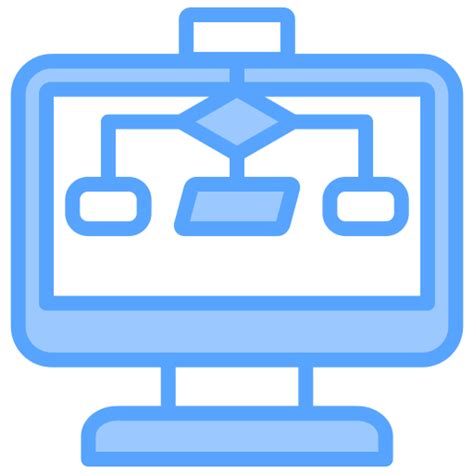 Algorithm Generic Blue Icon