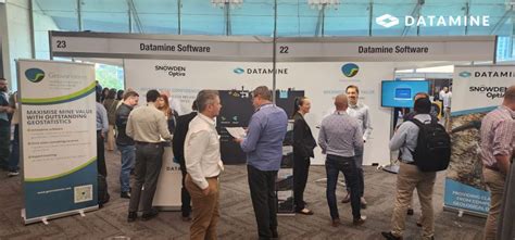 Datamine Apac On Linkedin Img2024 Datamine Snowdenoptiro Ausimm Img2024 Geology Mining…