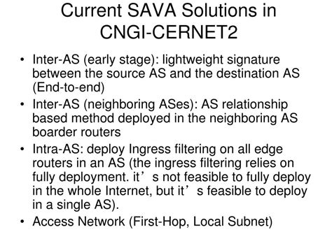 ppt a source address validation architecture sava and ietf savi