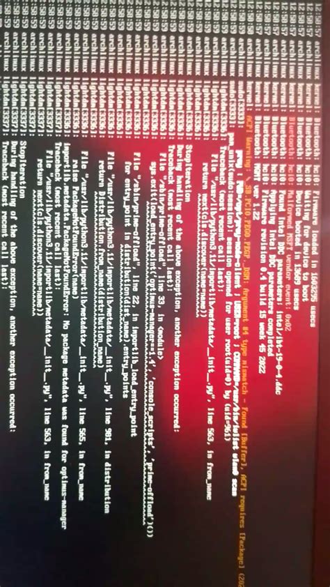 Stuck At Loading Initial Ramdisk Rarchlinux
