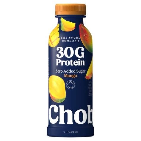 Chobani 30g Protein Mango Greek Yogurt Protein Drink 14 Fl Oz The