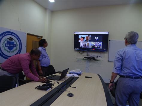 launching of ug admission portal of erp system for da iict dhirubhai