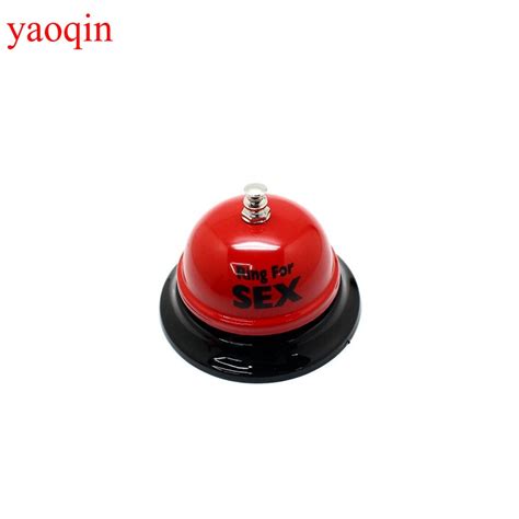 Yaoqin Handheld Red Metal Sex Funny Ring Bell For Valentine Party