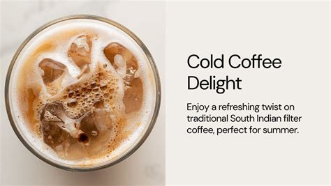 Summer Special Cold Kaapi Using Authentic Filter Coffee Decoction Panduranga Coffee