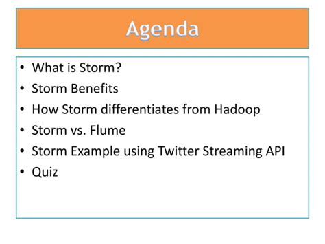 Apache Storm And Twitter Streaming Api Integration Ppt