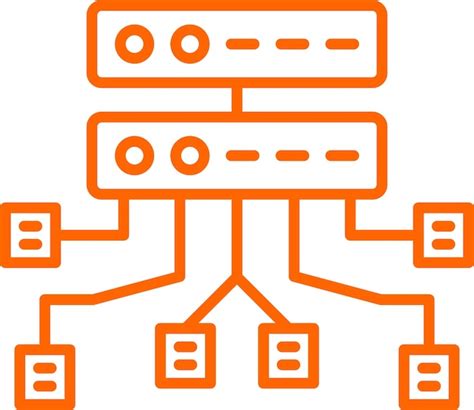 Estilo Del Icono De La Estructura De Datos De Diseño Vectorial Vector