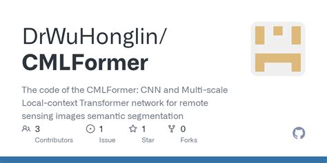 Github Drwuhonglincmlformer The Code Of The Cmlformer Cnn And Multi Scale Local Context