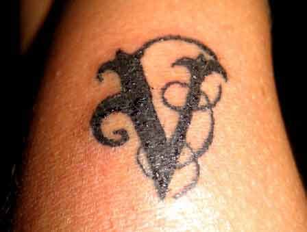 50 Letter V Tattoo Designs Ideas And Templates Tattoo Me Now